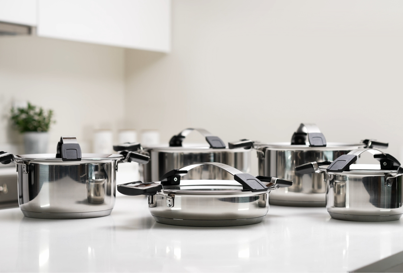 10PC, Lifetime Guarantee, Bon Appetit Pot Set | Capri