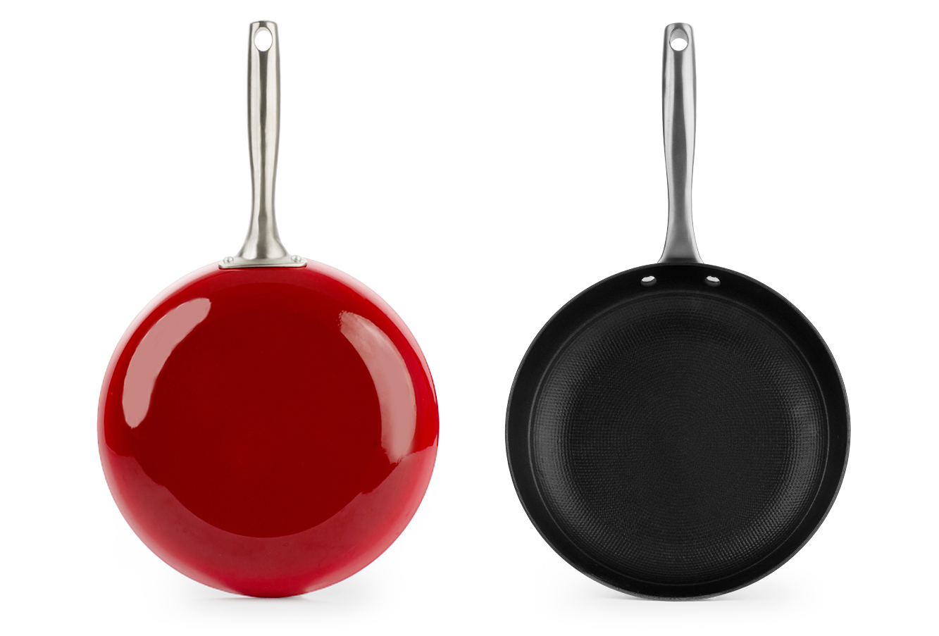 7PC, 25 Year Guarantee, Red Cast Iron Set (24, 28, 30, 33cm) | Capri