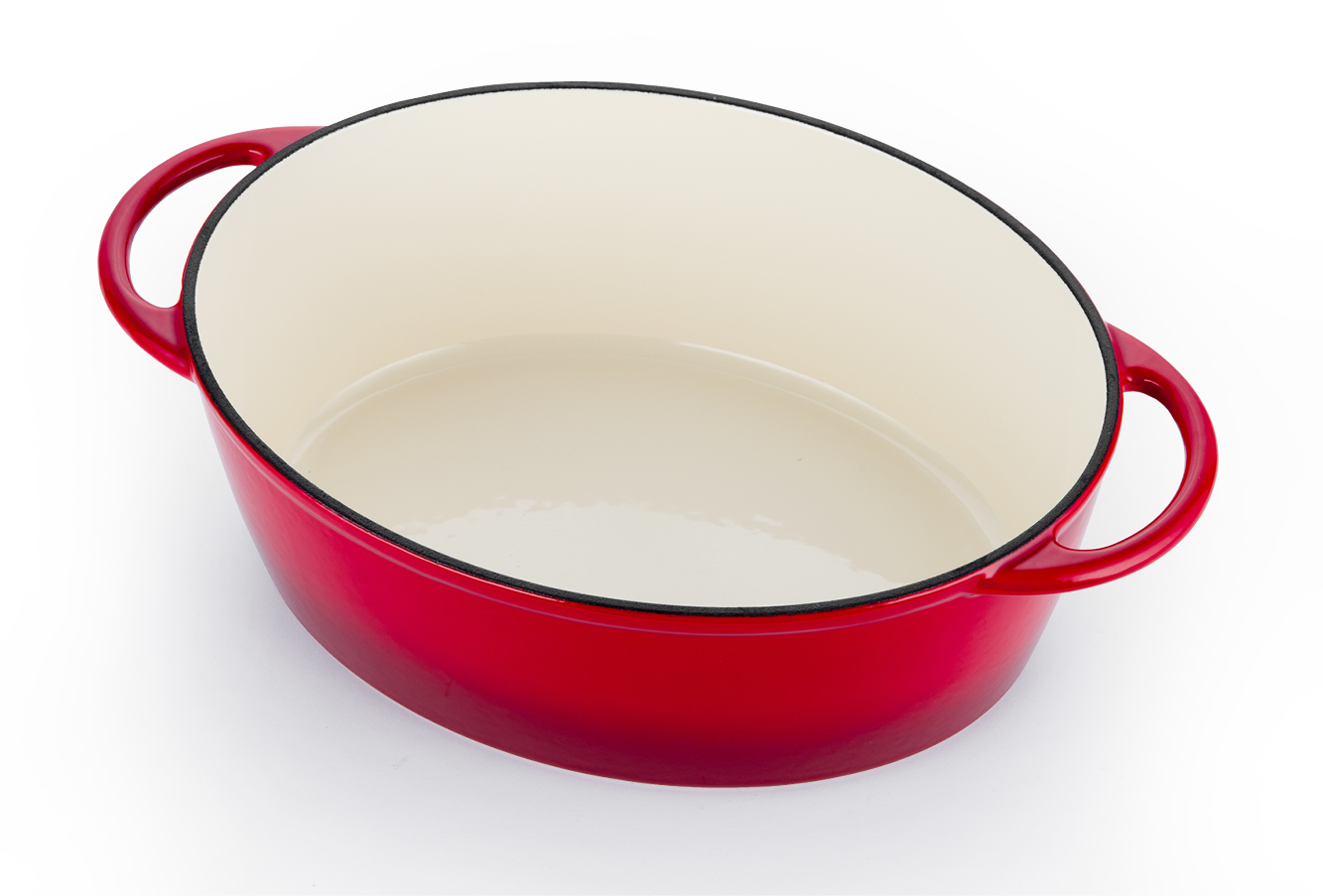 7PC, 25 Year Guarantee, Red Cast Iron Set (24, 28, 30, 33cm) | Capri