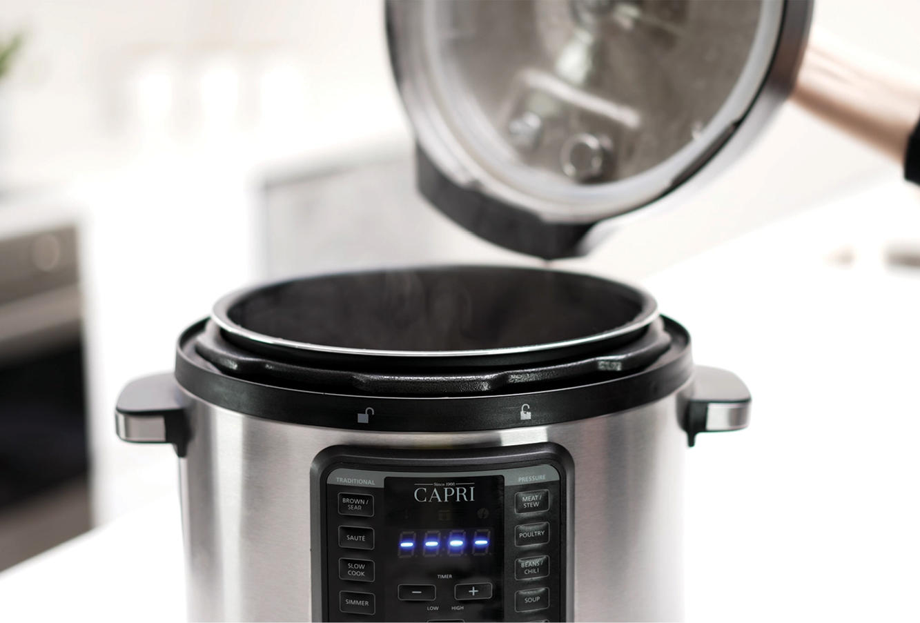 7.5L, 1200 Watt, Electric Pressure Cooker | Capri