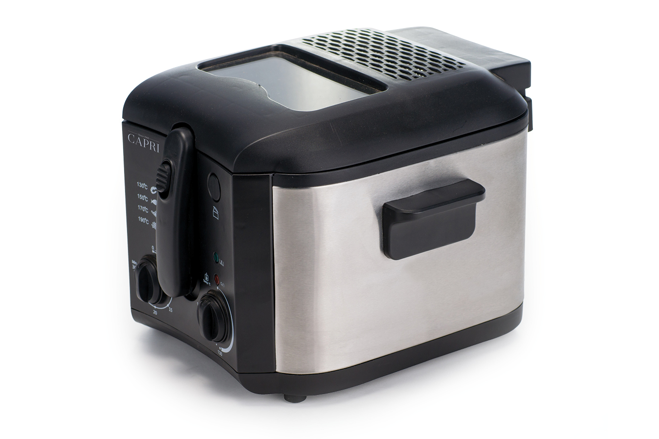2.5L, 1500 Watt, Stainless Steel Deep Fryer | Capri