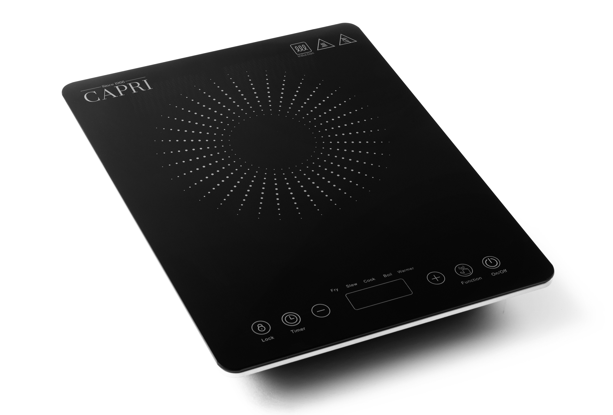 2000 Watt, Ultra Slim Single Plate Induction Cooker | Capri