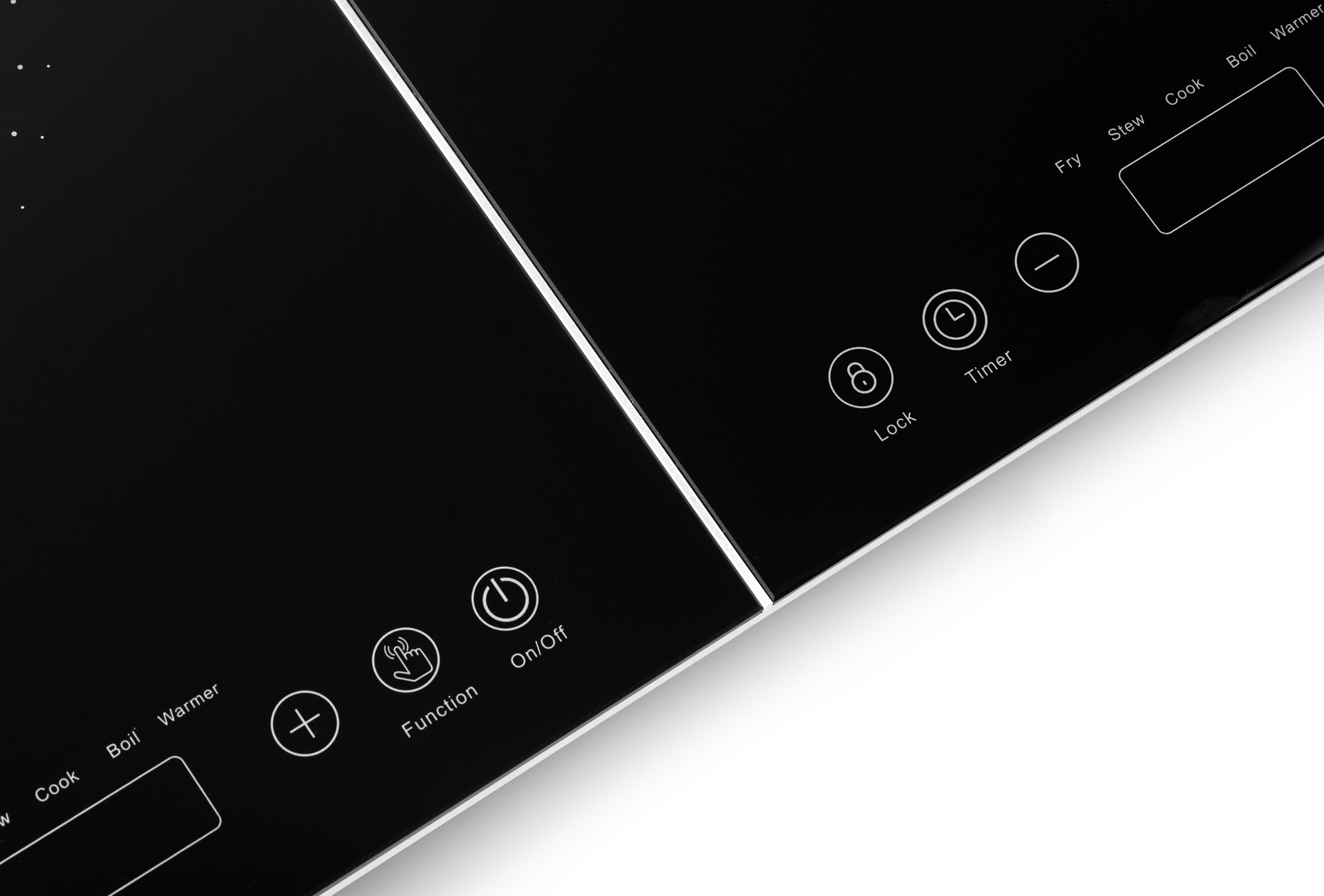 3500 Watt, Ultra Slim Two Plate Induction Cooker | Capri