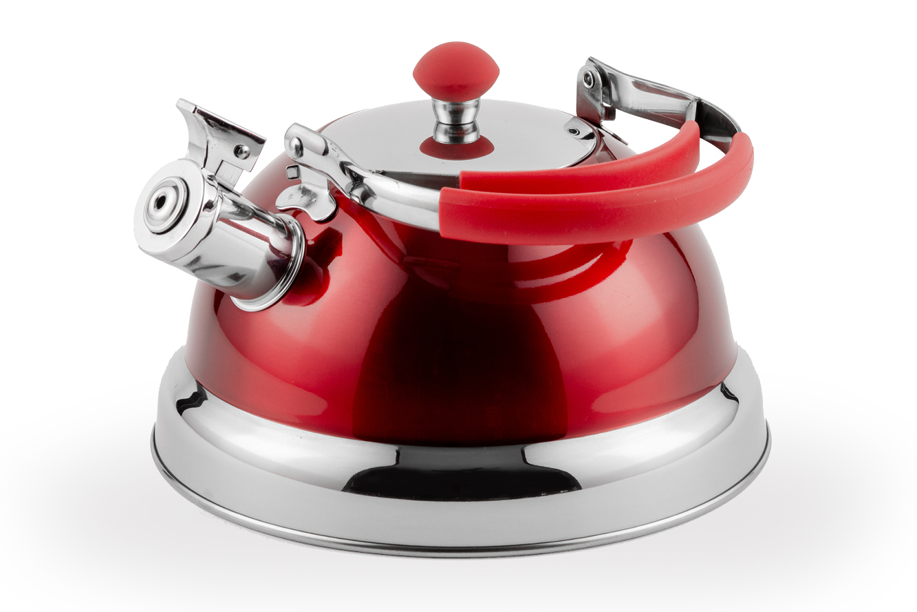 2.5L, Red Whistling Kettle | Capri