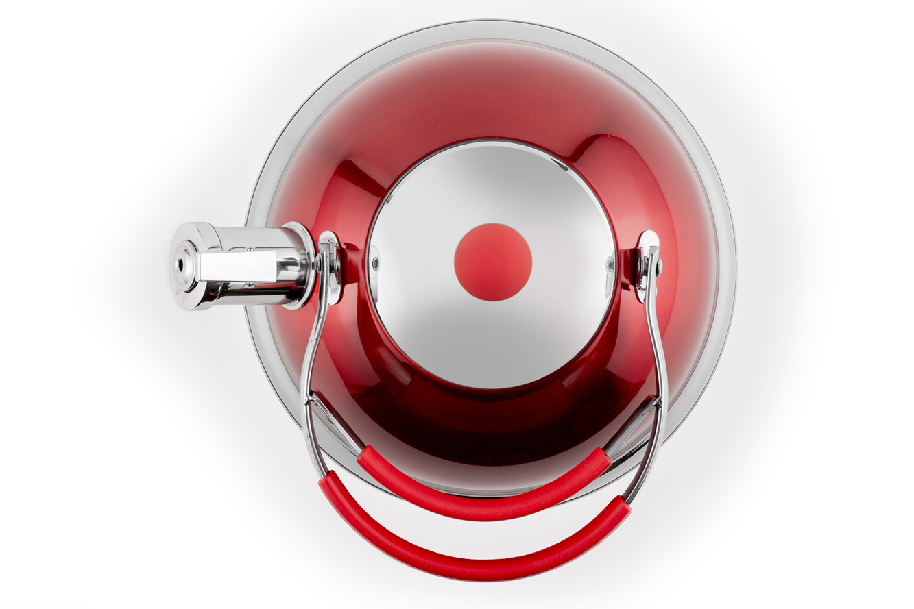 2.5L, Red Whistling Kettle | Capri