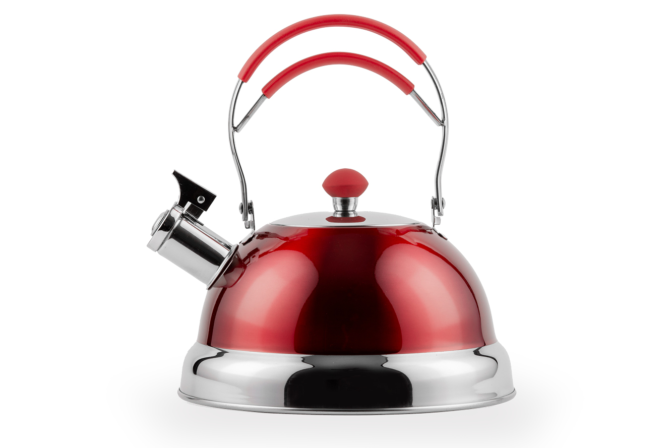 2.5L, Red Whistling Kettle | Capri