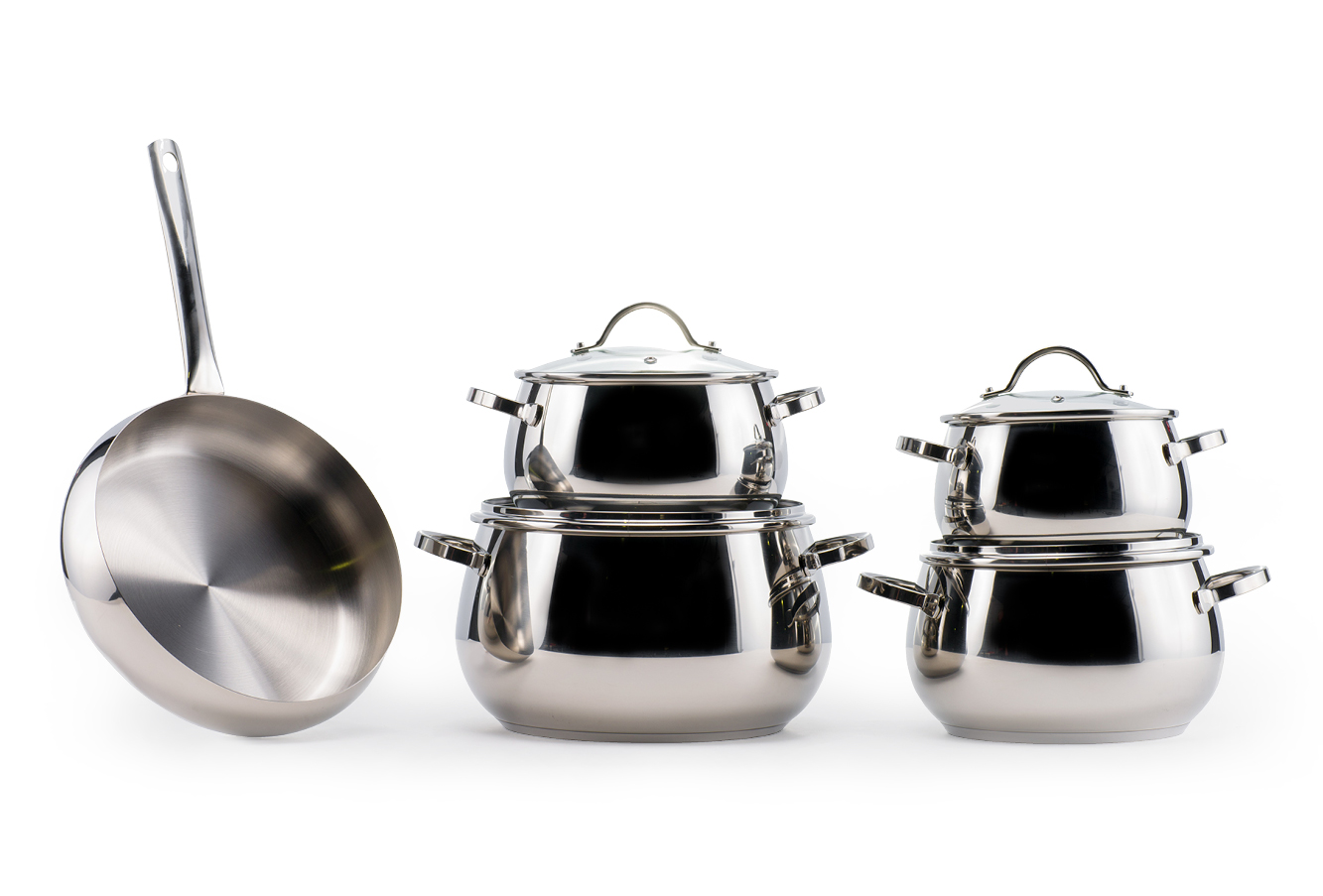 9PC, Lifetime Guarantee, Mela Pot Set | Capri