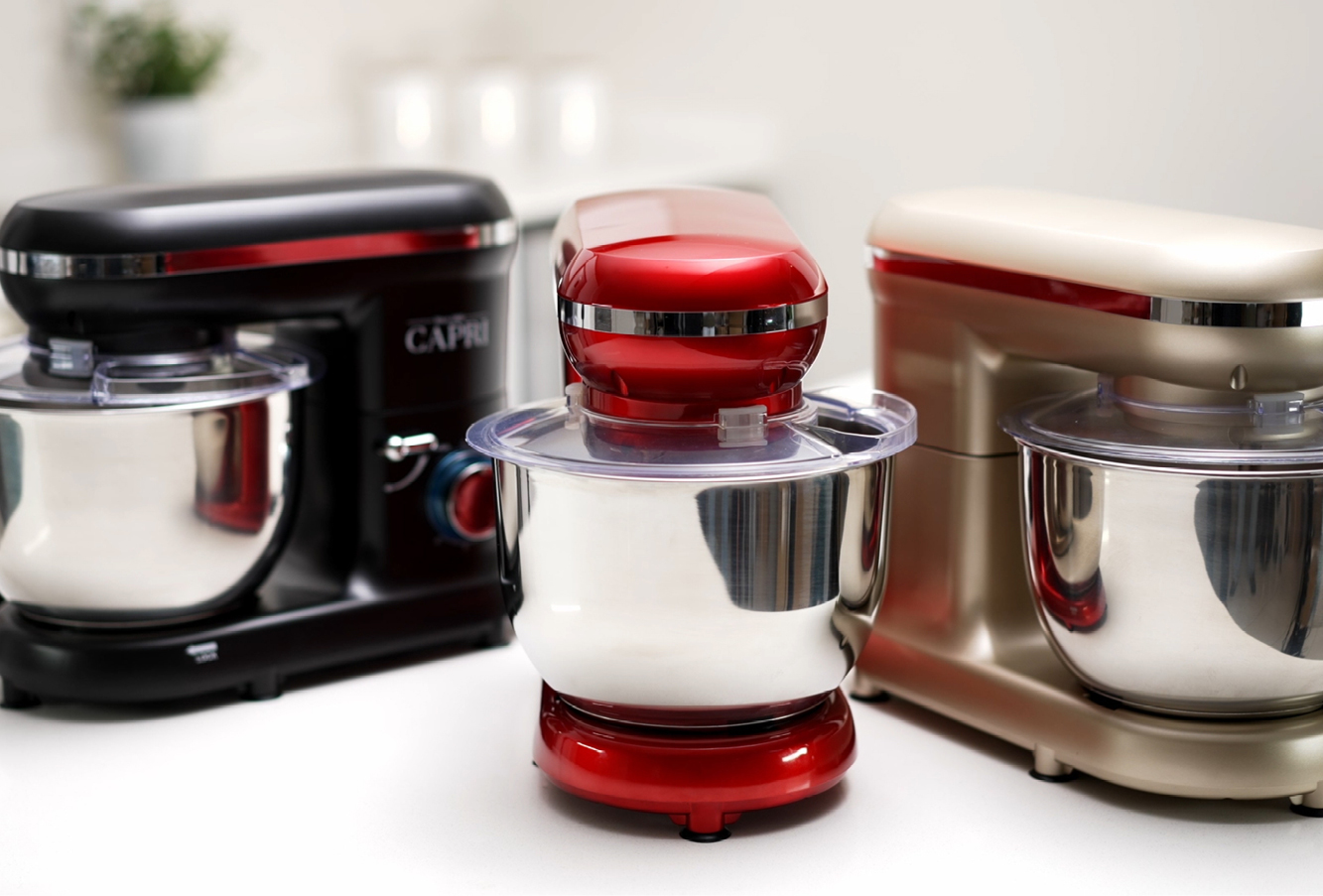 4.5L, 1100 Watt, Luxurious Gold Ultimate Stand Mixer | Capri