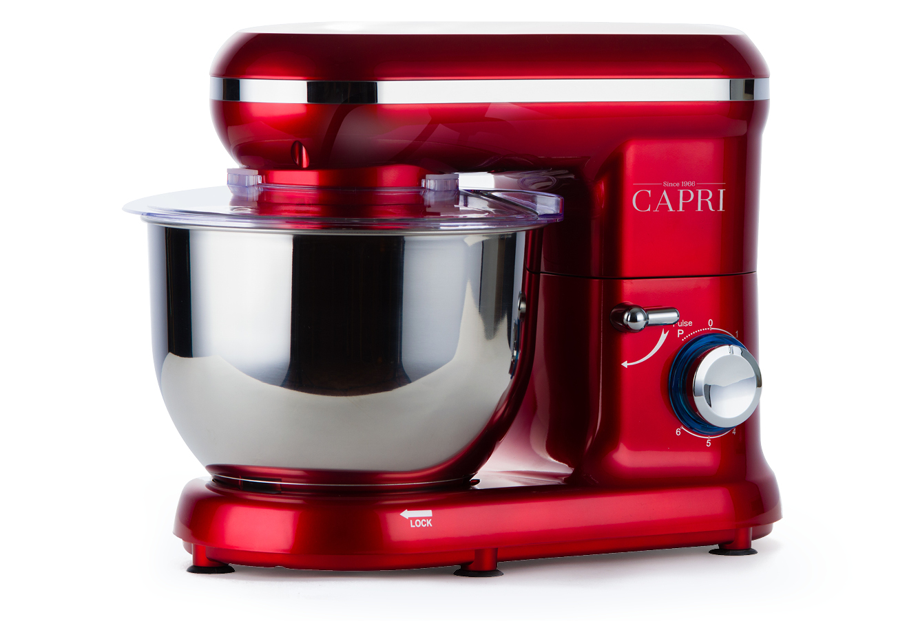 4.5L, 1100 Watt, Vibrant Red Ultimate Stand Mixer | Capri